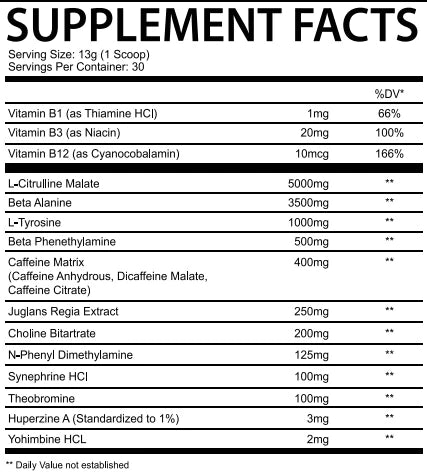 Chaotic Rage Pre Workout Mad house Innovations – Supps Central