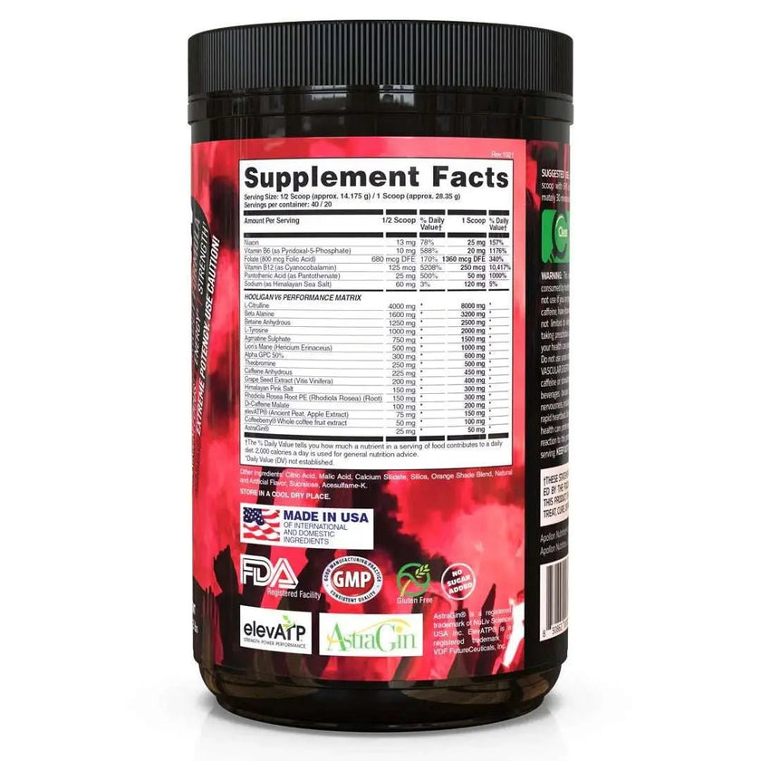 Apollon Hooligan Pre Workout | Supps Central